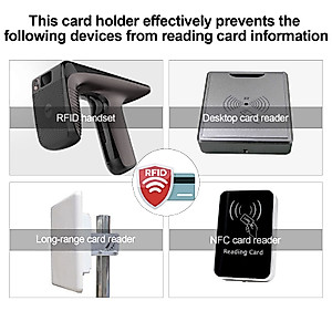 Shudyear Rfid Wallet Women Card Sleeves,Rfid Blocking Sleeves Card Holder,10pcs For Credit Card Protector Set Rfid Identity Card Protector Easily Into Your Wallet(colorful)