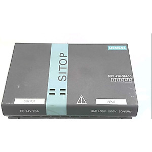 6EP1436-3BA00 | SIEMENS SITOP Modular 20A STABILIZED Power Supply Input: 400-500V 3AC Output: 24VDC/20A