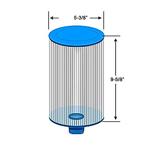 Clarathon 2 Replacement Filters for Lifesmart, Freeflow, AquaTerra, Hydromaster, Grandmaster, Simplicity, Bermuda Spas - 50SF [2-Pack]