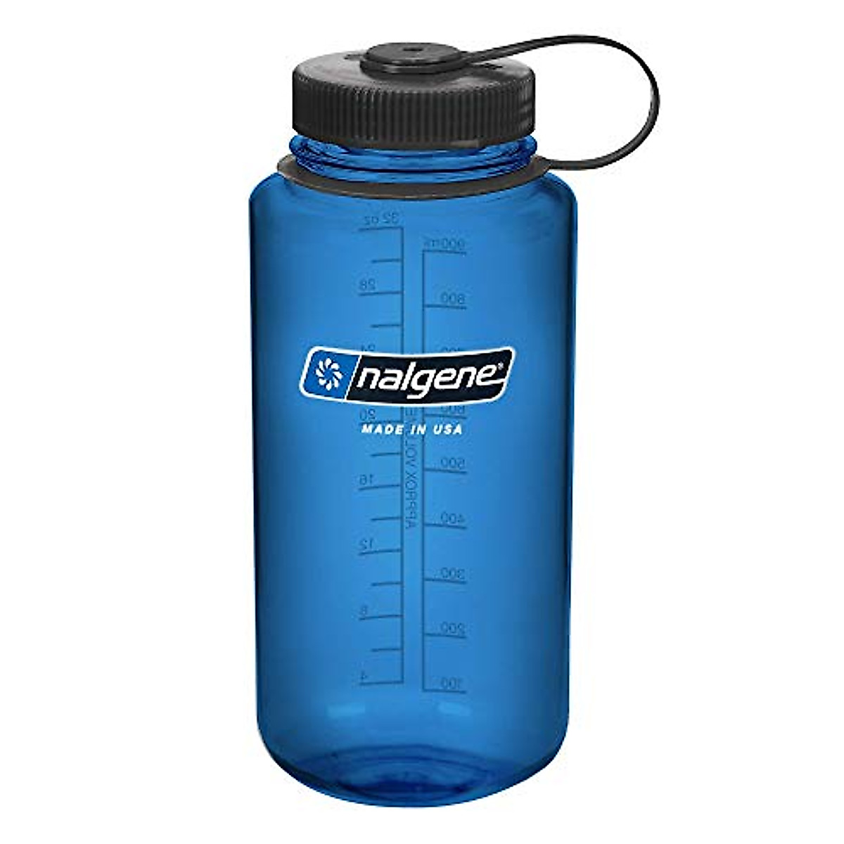 Nalgene Wide Mouth Water Bottle, Spring Green, Tritan Material, Loop Top