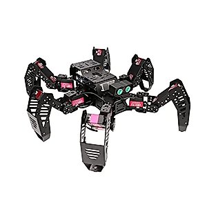 Smart Robot Bionic Robot Spider Robot Compatible with Programming Open Source Spider Robot Robot Toys (Color : Assembled Package F, Size : Robot)
