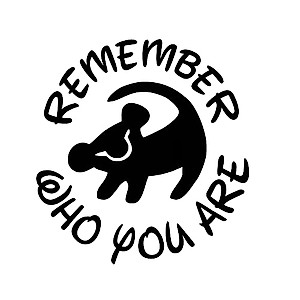 Remember Who You Are Banner - Home Decor - Kids Room Decor - Canvas Banner - Party Decor - Birthday Gift - Playroom Decor - Lion King Banner - Inspired Banner - Nursery Decor