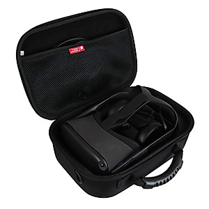 Hermitshell Hard EVA Travel Case for Oculus Quest 2 & Quest VR Gaming Headset (Black)