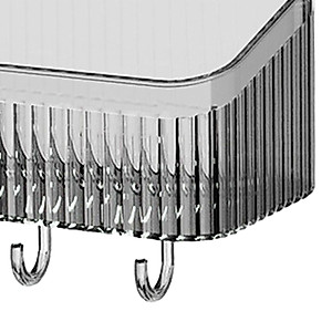 Versatile Shower Caddy with Strong Suction Power, Suction Cup Shower Basket, Simple Wall Mounted Shower Shelf, Practical Shower Organizer for Home Apartment Hotel Accessories, Gray