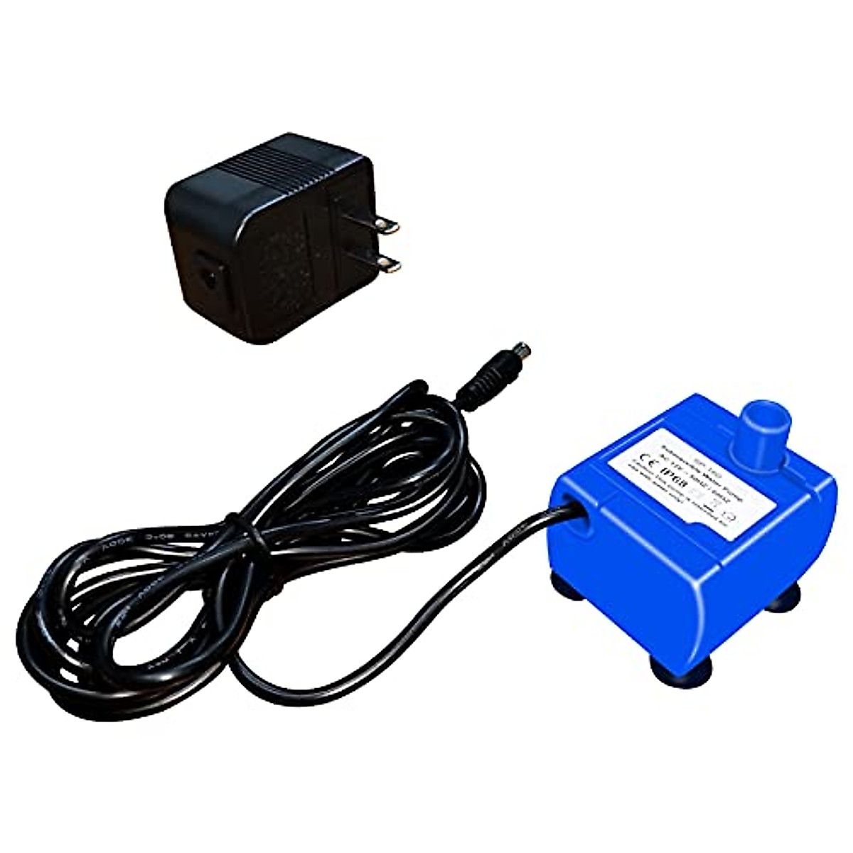 Pet Water Pump, Cat Water Fountains Pump Compatible Motor, for Pet Drinking Fountains Cat Water Dispenser Replacement(With Power Adapter)
