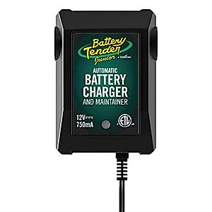 Battery Tender Junior 12V, 750mA Battery Charger and Maintainer