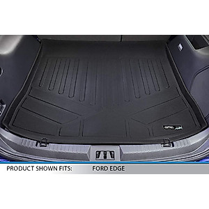 MAXLINER Custom Fit 2 Row Floor Mats and Cargo Liner Set Black for 2015-2021 Ford Edge