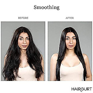 Hairgurt Smoothing Yogurt Hair Conditioner - Strawberry-Banana - Natural Hair Care, Hair Products Smoothes Dry, Damaged, Frizzy & Color-Treated Hair, 8 oz