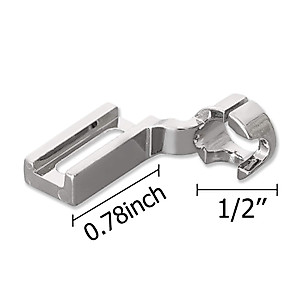 High Shank Ruler Frame Free Motion Darning Foot for Quilting Embroidery- Ruler Presser Foot with Slot Open Fits All High Shank Sewing Machines