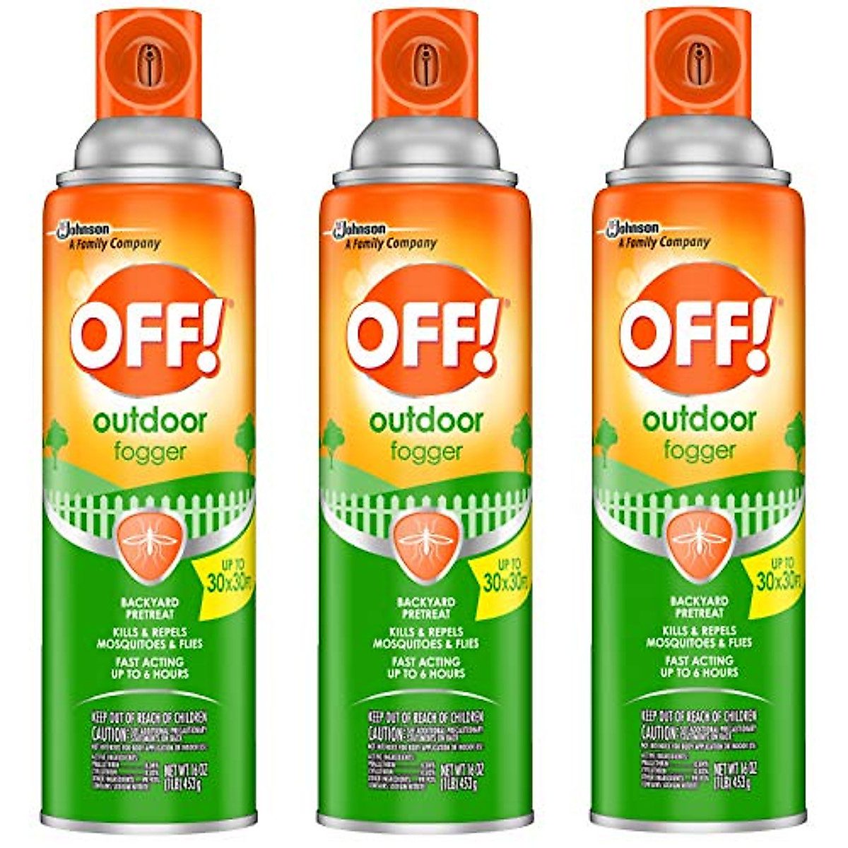 OFF! Outdoor Fogger, 16 OZ (Pack - 3)