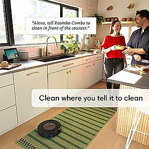 iRobot Roomba Combo j9+ Self-Emptying & Auto-Fill Robot Vacuum & Mop – Multi-Functional Base Refills Bin and Empties Itself, Vacuums and Mops Without Needing to Avoid Carpets, Avoids Obstacles​