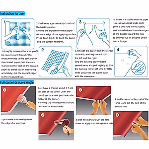 Self Adhesive Vinyl Decorative Blue Gingham Contact Paper Shelf and Drawer Liner 17.7x78 Inch