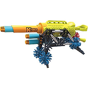 K’NEX K-FORCE Build and Blast® – Dual Cross Building Set – 368 Pieces – Ages 8+ – Engineering Education Toy