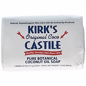Kirk's Natural Castile Soap, Original, 4 Oz, Pack of 3