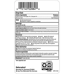 Coppertone SPORT Sunscreen Lip Balm, SPF 50 Sunscreen for Lips, Water Resistant Lip Sunscreen SPF 50, Skin Protectant, 0.13 Oz Tube