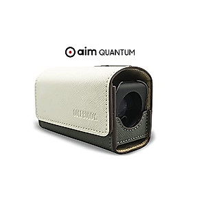 GOLFBUDDY Aim Quantum Golf Laser Rangefinder, Sleek Pocket, Easy Pin Finder Mode, Putting Range 2 to 880 Yards, Accurate & Faster Measurement, 7X Magnification, Hard Case