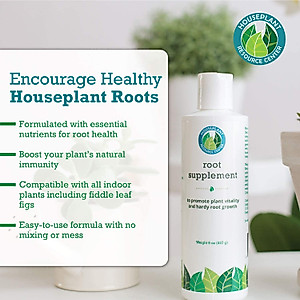 Houseplant Resource Center - Root Supplement, Liquid Root Stimulator - for Fiddle Leaf Fig & Indoor Plants - Propagation Promoter, Root Rot Treatment - Food for Healthy Roots, Stems, & Leaves - 8 Oz