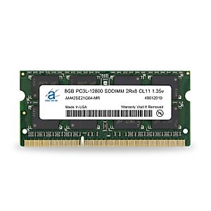 Adamanta 8GB (1x8GB) Compatible for Dell Latitude E7450, E7250, 7250, E5550, 5550, E5450, 5450, E5250, 5250 DDR3L 1600Mhz PC3L-12800 SODIMM 2Rx8 CL11 1.35v Notebook Laptop Memory RAM Upgrade