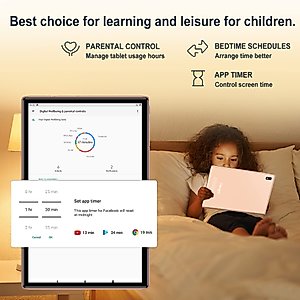 𝐎𝐚𝐧𝐠𝐜𝐜 Android 12 Tablet 10.1 Inch 2023 Newest Tablets, 4GB + 64GB (Max 128G) 8000mAh Battery with Bluetooth Keyboard | Mouse | GPS | Dual Camera | Case | WiFi support and More - A6 (Gold)