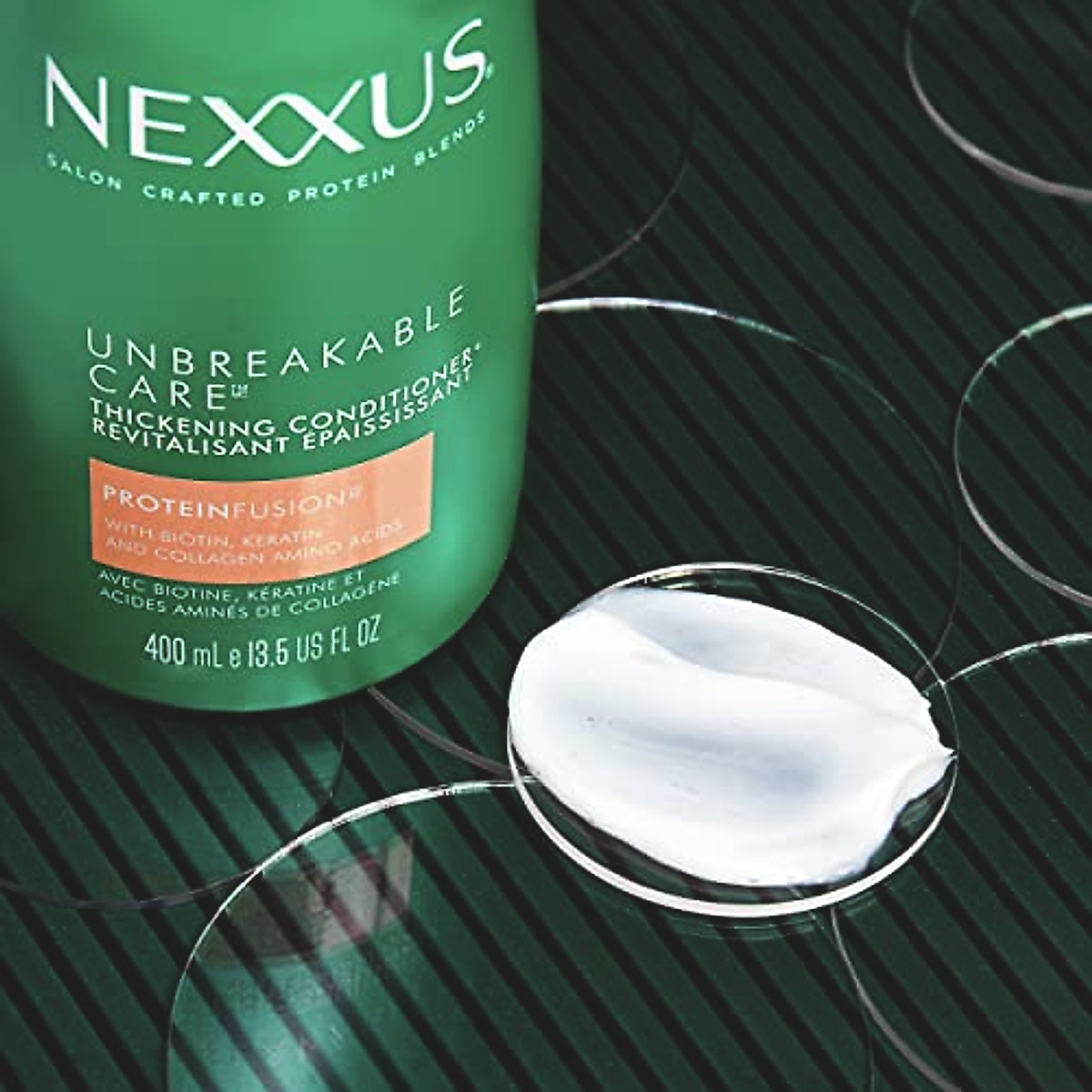 Nexxus Unbreakable Care Thickening Conditioner with Keratin, Collagen, Biotin for Fine and Thin Hair 13.5 oz