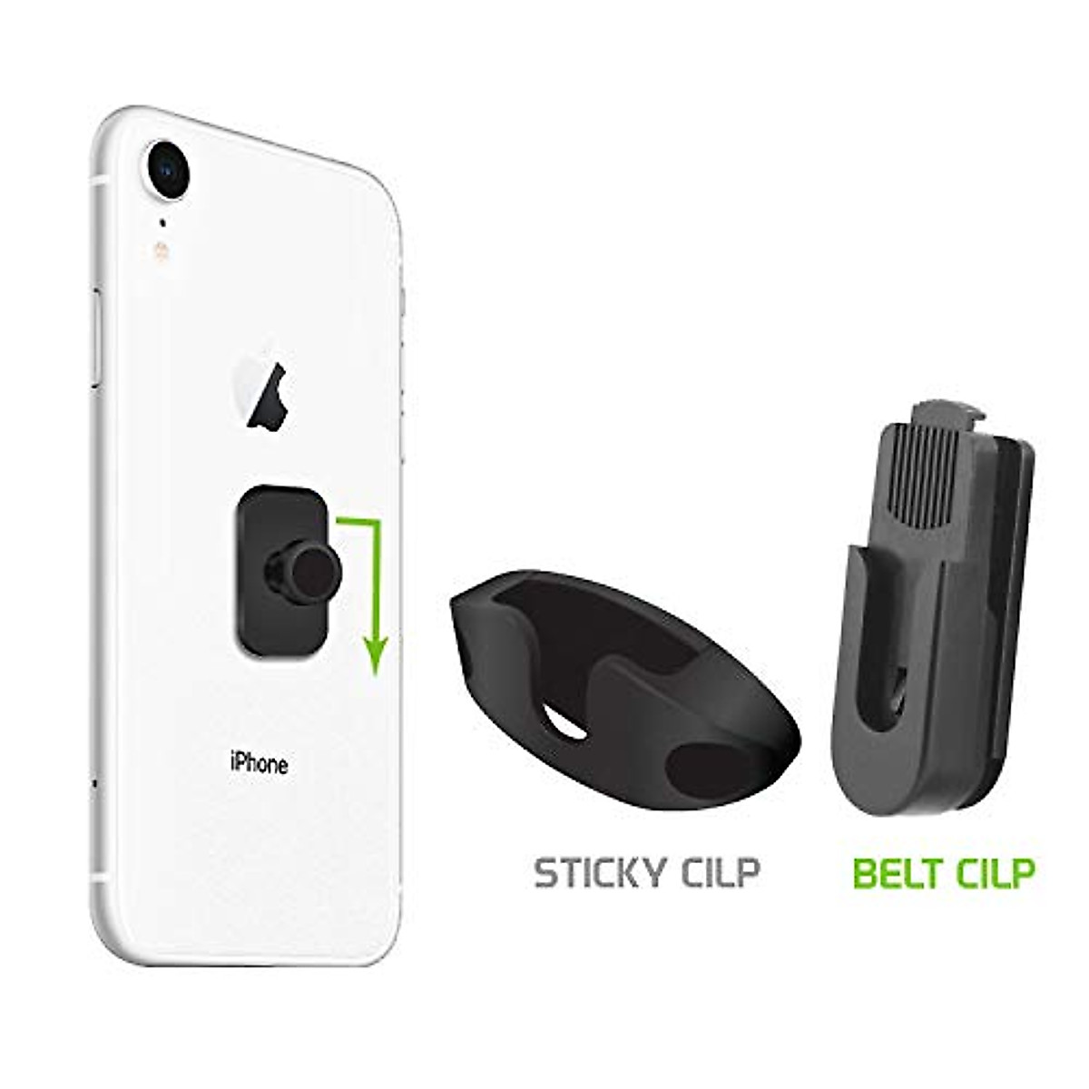Cellet Universal Swivel Belt Clip for Car Mount, GPS Compatible for Apple iPhone 14 Pro Max Plus 13 12 11 iPad, iPods Samsung Galaxy Z Flip Z Fold Google Pixel, Moto, Walkie-Talkie, Phone