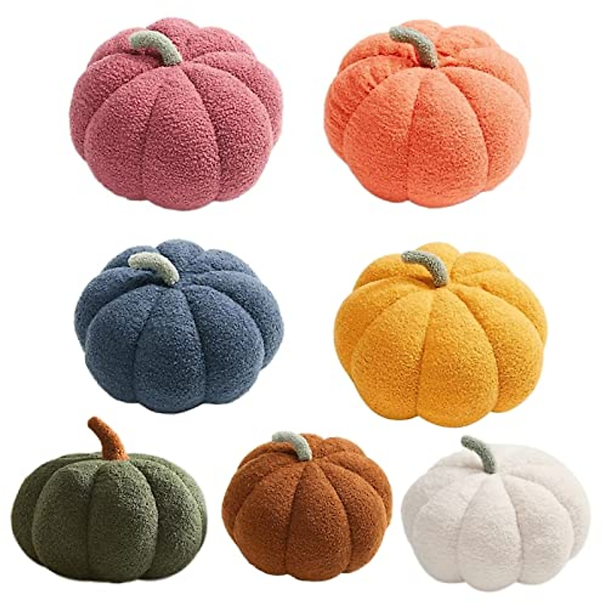 TAPARU Chair Cushions Portable Pumpkin Throw Pillow Cute Stuffed Plush Toy Sofa Cushion (Color : Pink, Size : Medium)