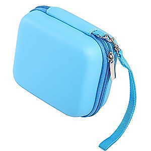 MINIBEAR Kids Camera Case Compatible Kids Camera, Case for Camera for Kids and Kids Action Camera Accessories, 6.1 x 4.9 x 3.4 inch Shockproof Storage Box fits for Most Kids Camera (Blue)