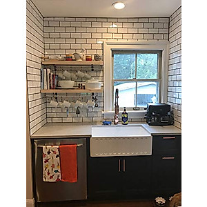 Fontaine by Italia, N96565FC-DP-AC, Residential Spring Coil Pull Down Kitchen Sink Basin Faucet Tap Fixture with Cone and Flat Spray Heads and Deck Plate for 1 or 3 Hole Installation in Antique Copper