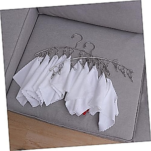 Cabilock 2 Pack Drip Hanger Clothes Clips Laundry Drying Rack Clothes Hanger Laundry Hanger Socks Rack Coat Hanger Clothespin arc