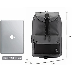 CUULAH Laptop Backpack for Men Women Water Resistant Casualdaypacks Fashion Backpack for Travel 15.6 Inch Laptop Macbook