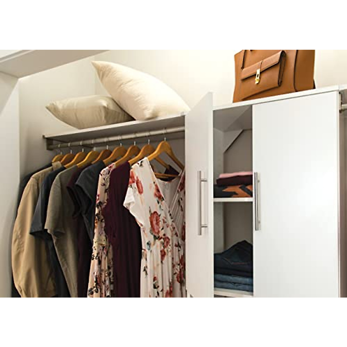 ClosetMaid SuiteSymphony Wood Top Shelf, Add On Accessory, Closet Shelf, 48 in. Wide, Pure White