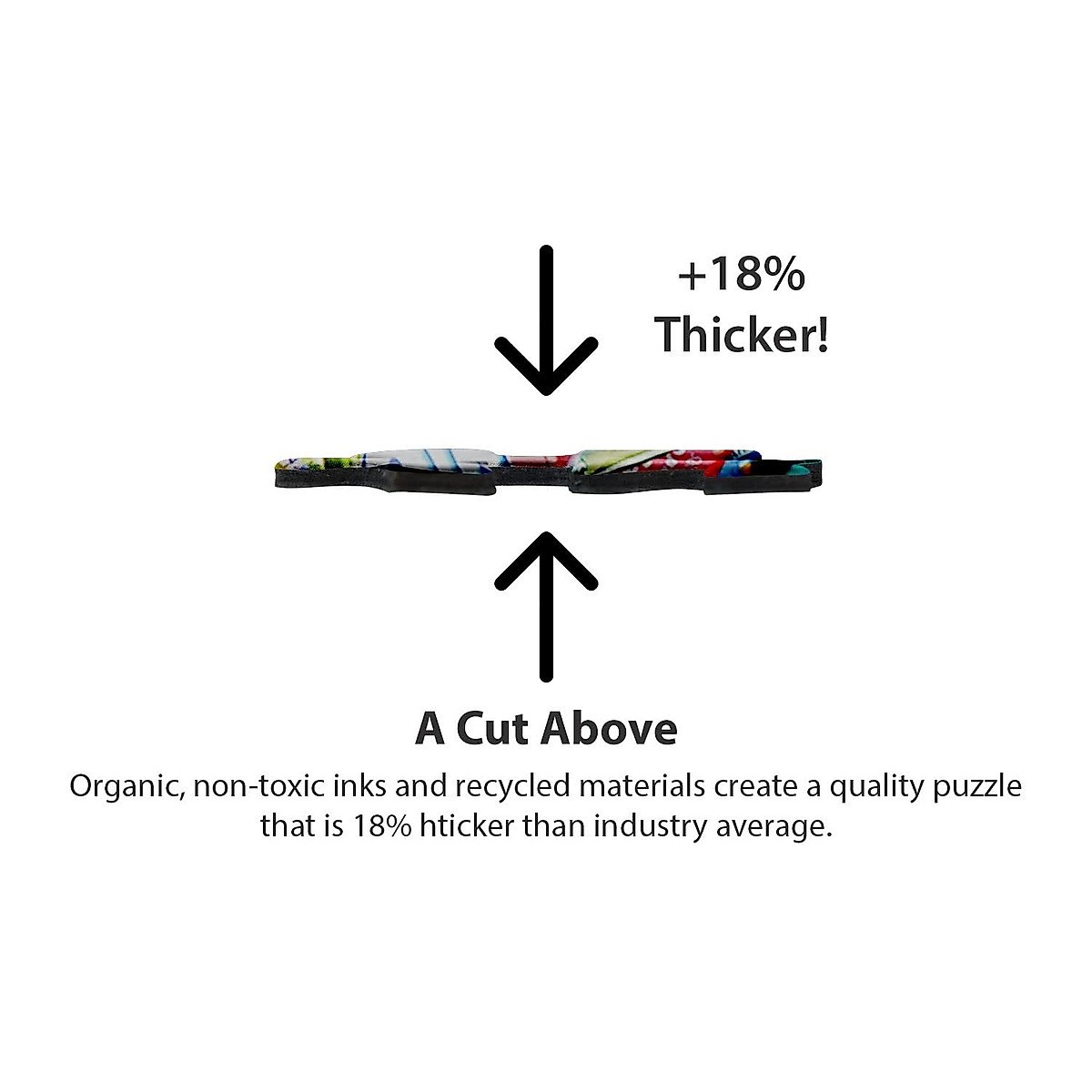 Springbok's 500 Piece Jigsaw Puzzle Sweet Tooth, Multi