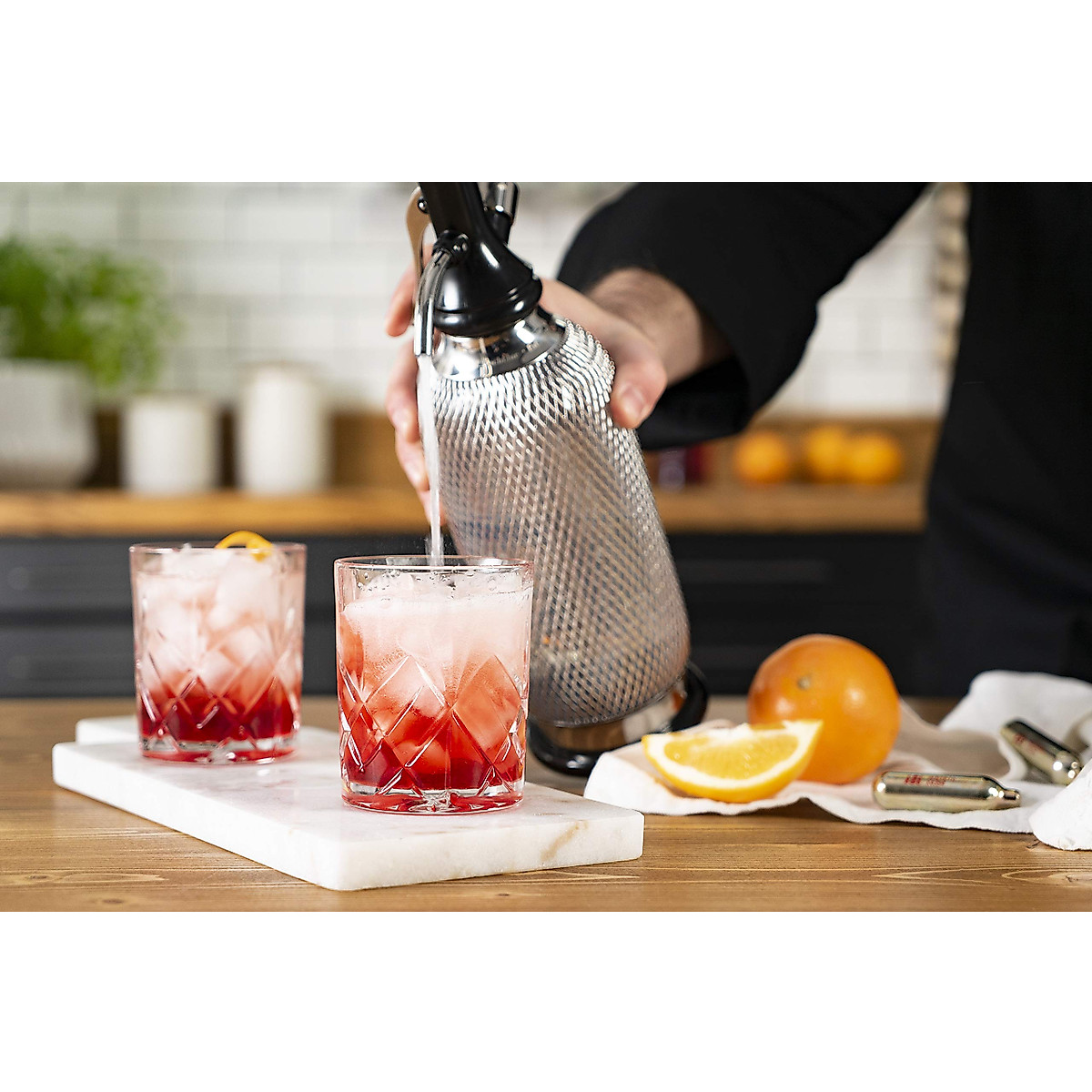 iSi North America Replacement Charger Holder for use with iSi Soda Maker Classic, Black