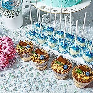 2.1 Oz/ 60 g Holographic Wedding Ring Confetti Glitter Diamond Confetti Wedding Party Table Confetti Engagement Ring Confetti Decor for Bridal Shower Engagement Wedding Valentines Day Cake Table Decor