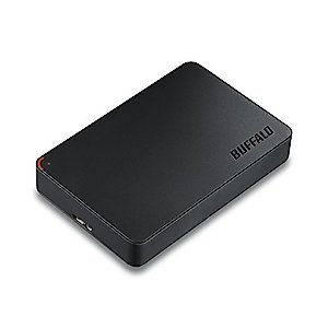 BUFFALO MiniStation 2 TB USB 3.0 Portable Hard Drive HD-PCF2.0U3BD (HD-PCF2.0U3BD), Black (Renewed)