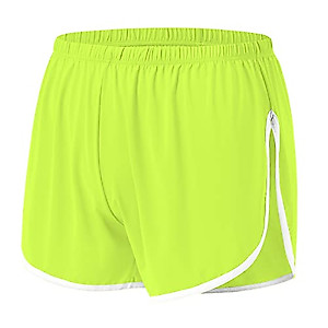 ZONBAILON Mens Sexy Shorts Split Side Underwear Lounge Wear Briefs Swimming Sleep Green XL