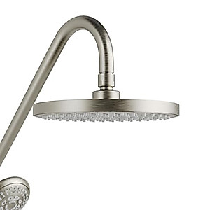 PULSE ShowerSpas 1011-III-BN Kauai III Shower System with 8" Rain Showerhead, 5-Function Hand Shower, Adjustable Slide Bar and Soap Dish, Brushed Nickel Finish