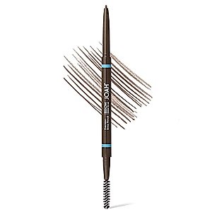 JOAH Dual-Ended Eyebrow Pencil - Brow Down To Me Ultra-FIne Tip Precision Brow Pencil with Built-In Spoolie Brush for Flawless Brows, Smudge-Proof, Water-Resistant, Cool Taupe