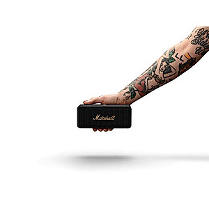 Marshall Emberton Bluetooth Portable Speaker - Black & Brass