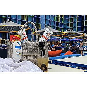 Sunscreen Flask - 10oz Hidden Alcohol Flask Lets You Take Booze Anywhere Includes FREE Funnel and Extra Leak-Proof Safety Seals For Secret Flasks by Classy Wino Always Drink Responsibly - Set of 2