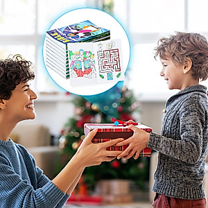 24 Pcs Christian Mini Coloring Books Kids Bible Verse Religious Small Drawing Book for Operation Christmas Child Bulk Sunday School Prizes Christian Party Favors Goodie Bag Activity Gifts Filler