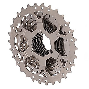 WESE 10 Speed Cassette, Anti Rust Steady Rotation 11‑30T Road Bike Cassette Lightweight for Folding