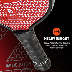 Onix Composite Z5 Pickleball Paddle, Red