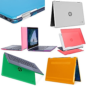 mCover Case Compatible for 2019~2022 14" HP Chromebook X360 14b-CA0000 Series Laptop Computers ONLY (NOT Fitting Any Other HP Chromebook & Windows laptops) - Purple