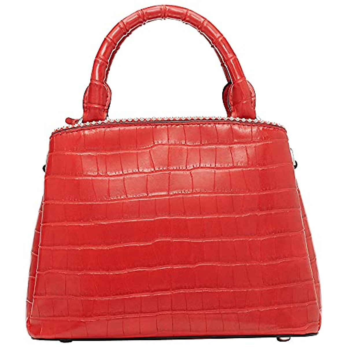 DKNY womens Dkny Paige Sm Satchel, Bright Red, One Size US