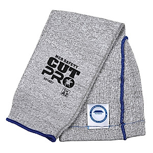 MCR Safety 9318D7 Memphis 7 Gauge Dyneema Sleeve, Gray, 18-Inch