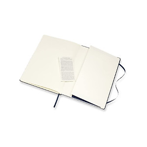 Moleskine Art Sketchbook, Hard Cover, A4 (8.25" x 11.75") Plain/Blank, Sapphire Blue, 96 Pages