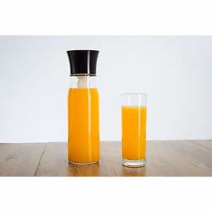 Cold Brew Coffee Maker Pitcher 1 Quart Reusable Airtight Glass Bottle Drip Proof Lid With Coffee Mesh Filter For Homemade Coldbrew And Iced Coffee And Tea Infuser Plus Ice Tube By Perlli