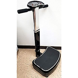 Mini Folding Pro 1500w Dual Motor Vibration Plate Exercise Cardio Workout Fitness Machine - 3 Vibration Modes - BMI