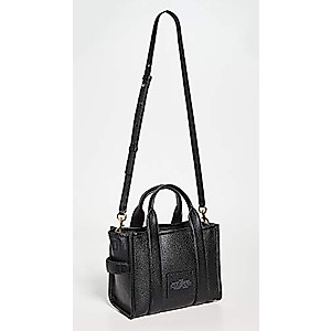 Marc Jacobs Women's The Leather Mini Tote Bag, Black, One Size